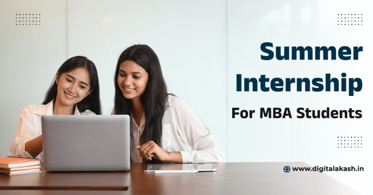Summer Internship For MBA Students - Digital Akash